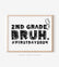 First Day of 2nd Grade, Bruh Sign Printable Photo Prop – High Peaks ...