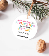 Bursting With Appreciation Gift Tag Printables – High Peaks Studios LLC