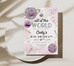 Out of this WORLD Galaxy Birthday Invitation Template – High Peaks ...