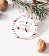 Printable Sweet Holiday Wishes Gift Tag – High Peaks Studios LLC