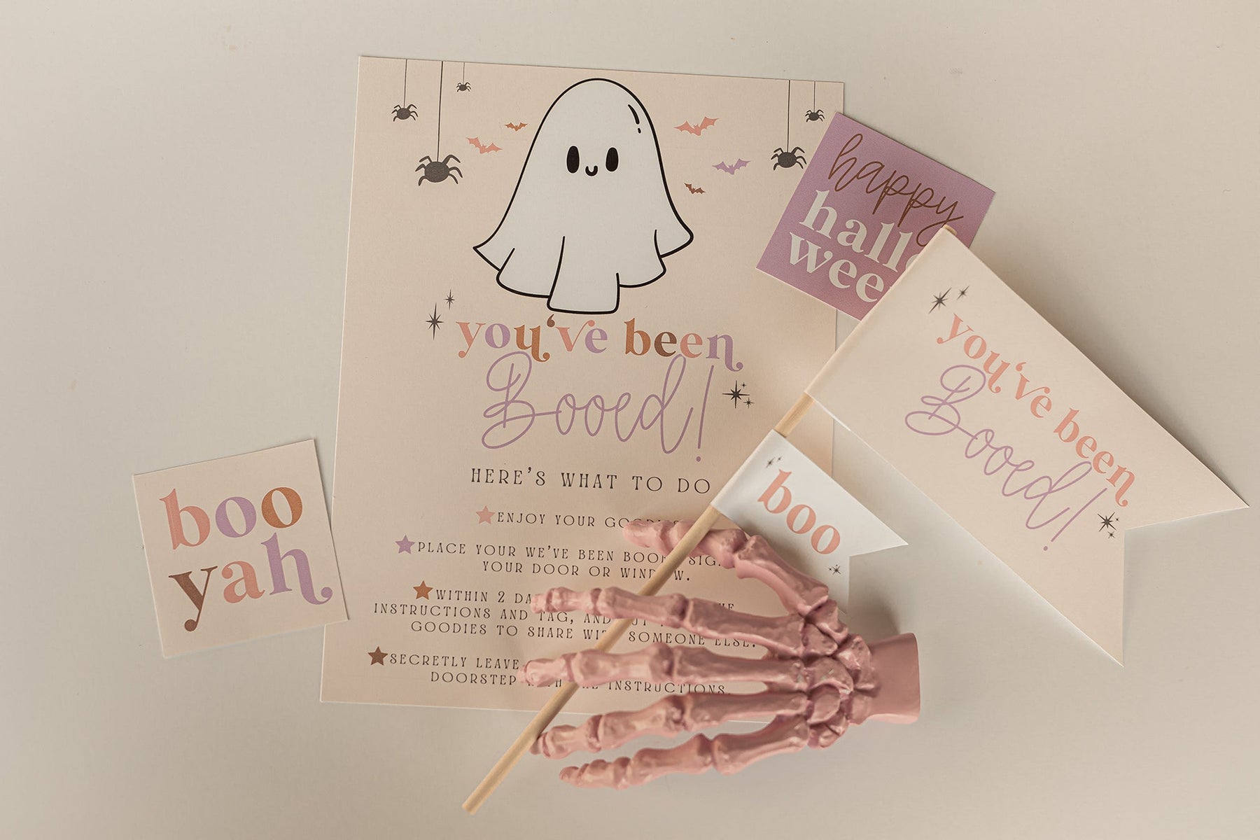 Retro You've Been Booed Printable Set – High Peaks Studios