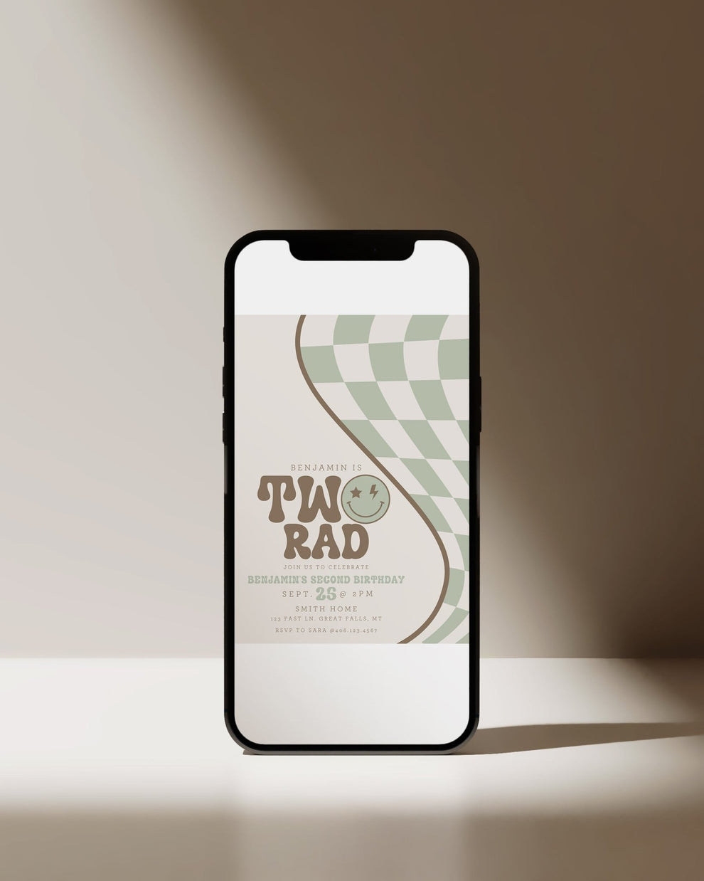 Two Rad Second Birthday Invitation Printable – High Peaks Studios LLC